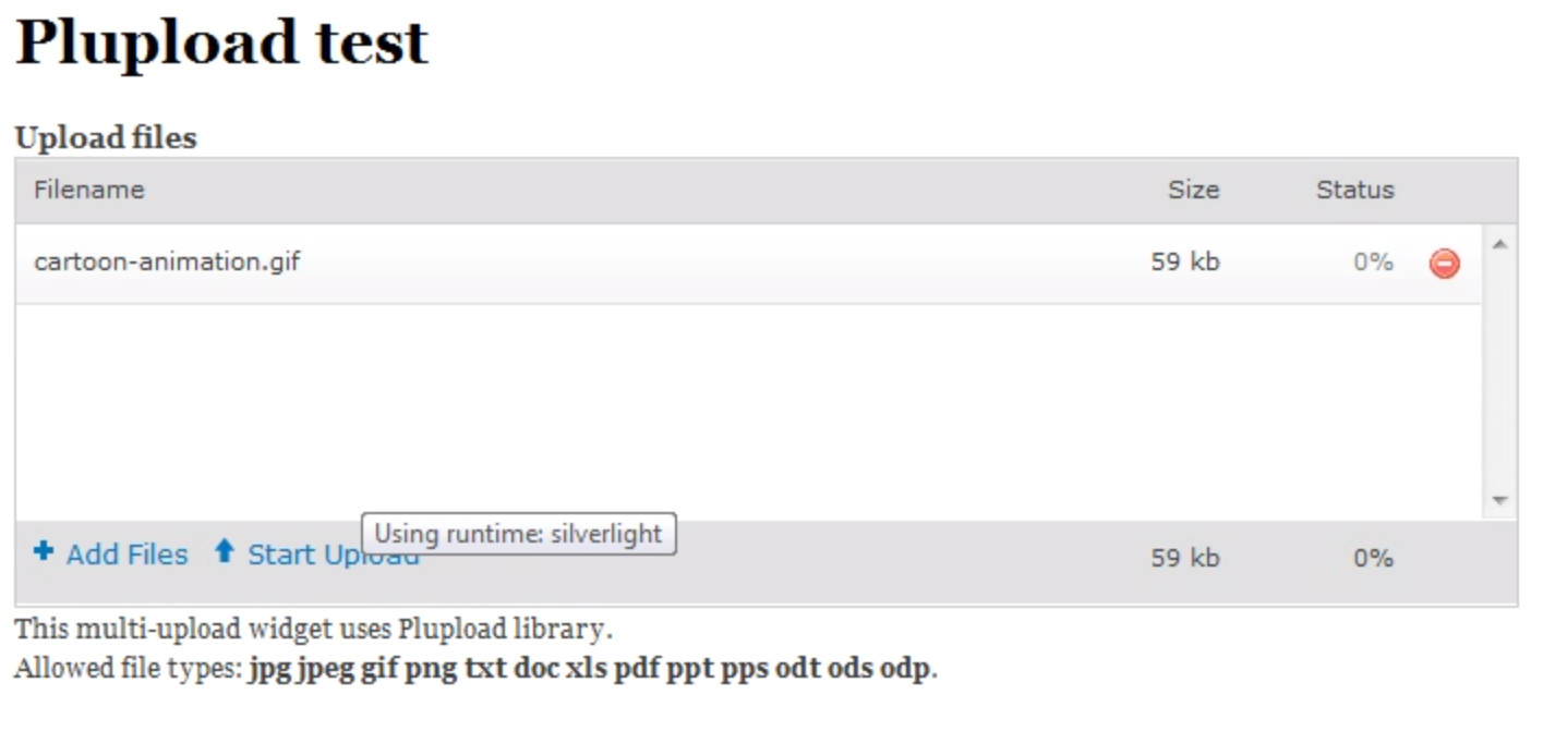 Make compatible with plupload version 2.1.9 [#2098555] | Drupal.org